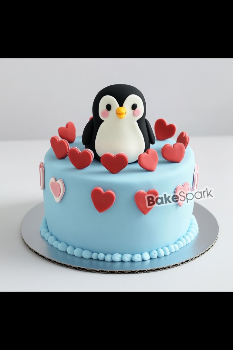 34 Penguin Cake Design Ideas [GALLERY] - BakeSpark