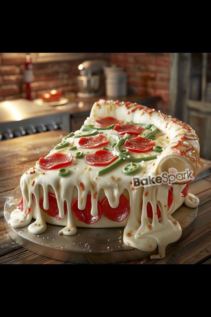 20 Pizza Cake Design Ideas [GALLERY] - BakeSpark