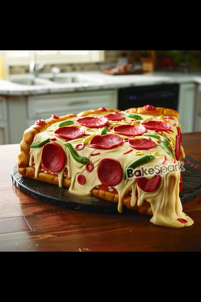 20 Pizza Cake Design Ideas [GALLERY] - BakeSpark