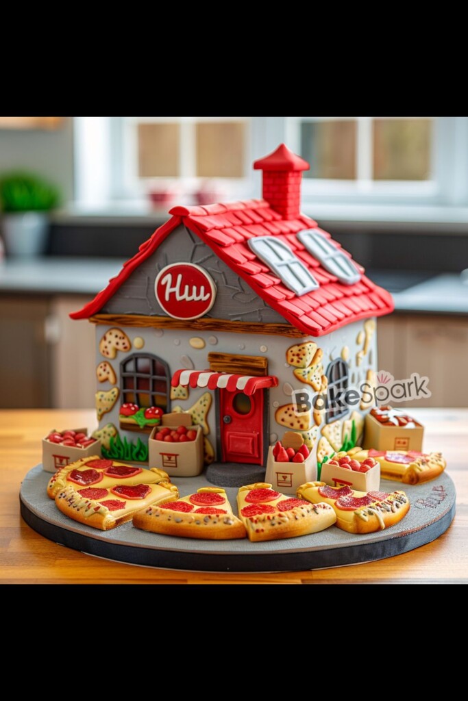 20 Pizza Cake Design Ideas [GALLERY] - BakeSpark