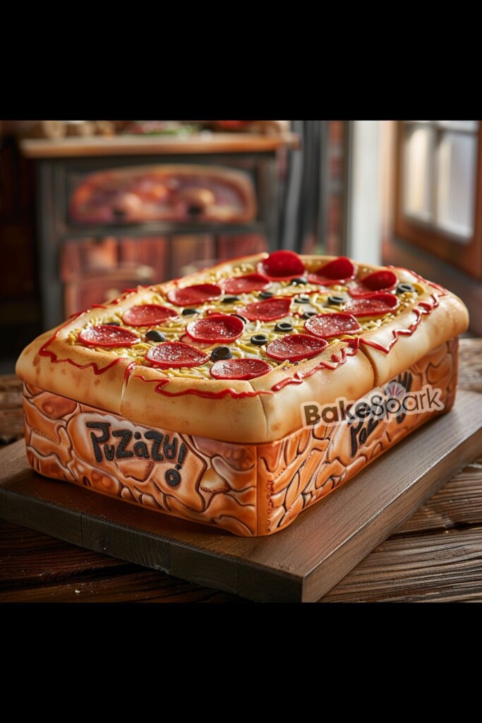 20 Pizza Cake Design Ideas [GALLERY] - BakeSpark