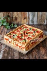 20 Pizza Cake Design Ideas [GALLERY] - BakeSpark