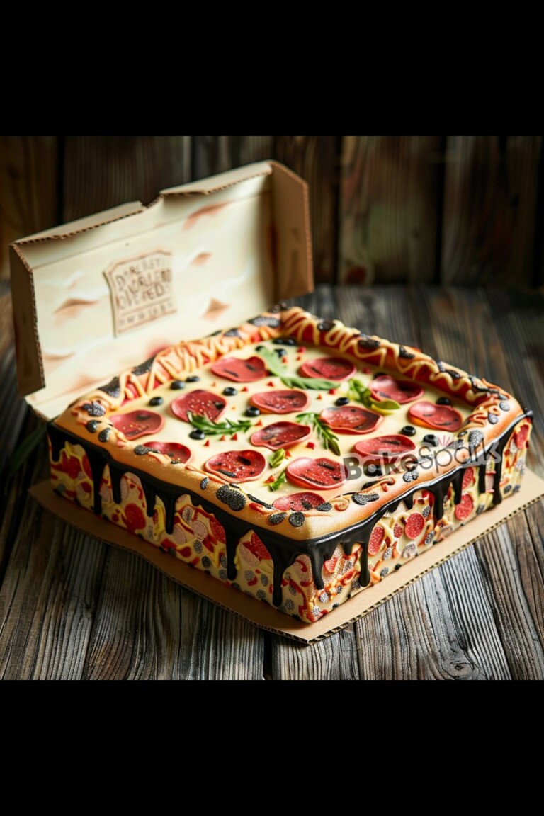20 Pizza Cake Design Ideas [GALLERY] - BakeSpark