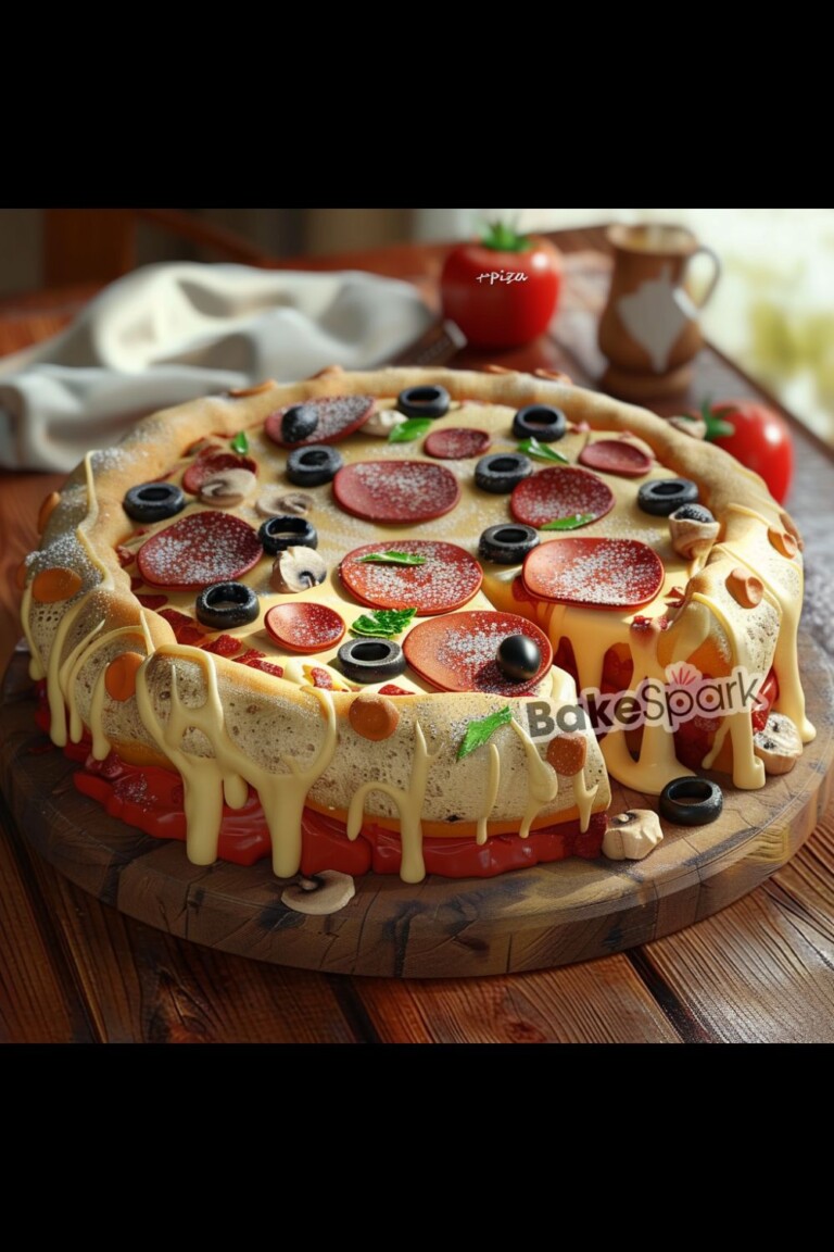 20 Pizza Cake Design Ideas [GALLERY] - BakeSpark