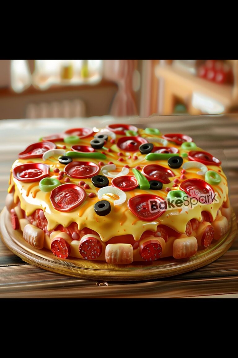 20 Pizza Cake Design Ideas [GALLERY] - BakeSpark