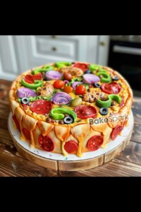20 Pizza Cake Design Ideas [GALLERY] - BakeSpark