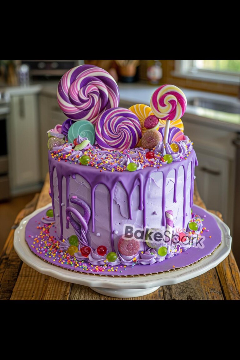 65 Purple Cake Design Ideas [GALLERY] - BakeSpark