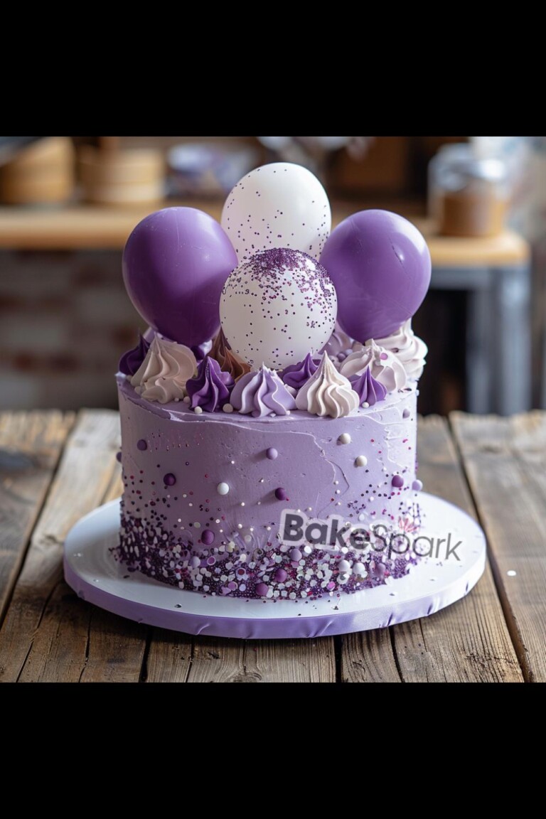 65 Purple Cake Design Ideas [GALLERY] - BakeSpark