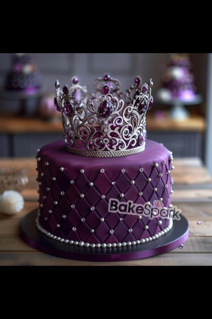 65 Purple Cake Design Ideas [GALLERY] - BakeSpark