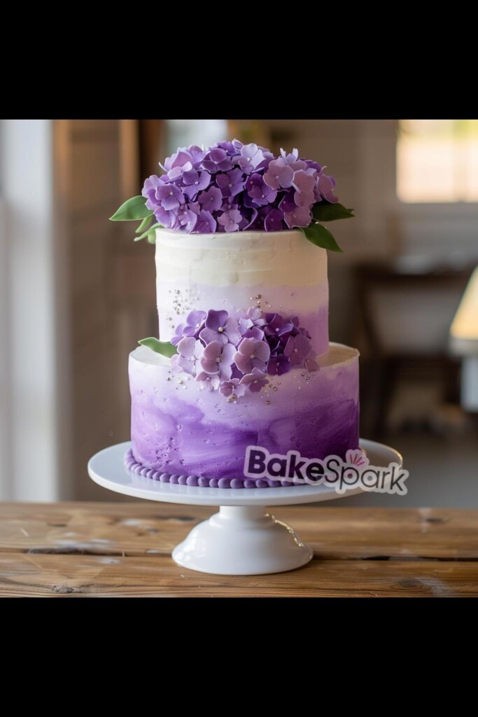 65 Purple Cake Design Ideas [GALLERY] - BakeSpark