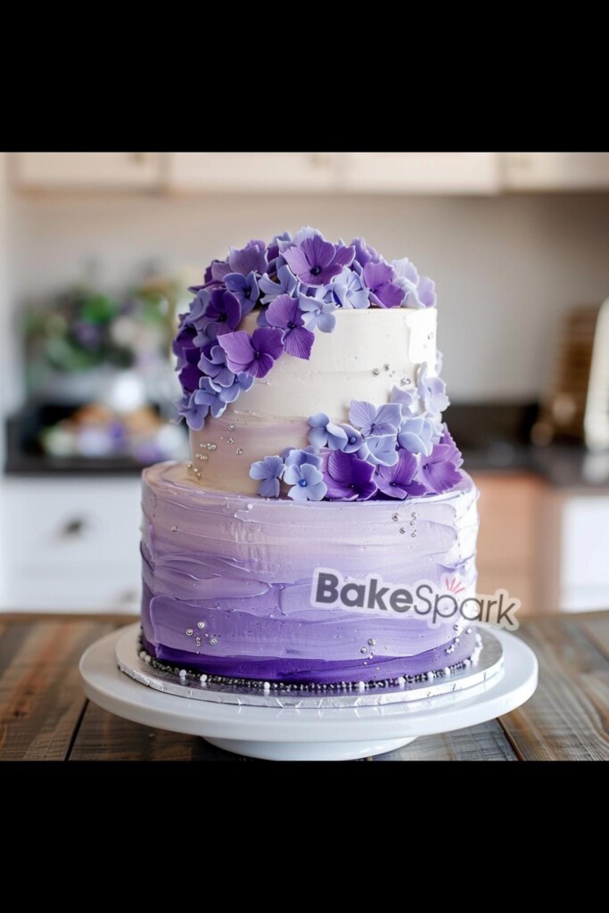 65 Purple Cake Design Ideas [GALLERY] - BakeSpark