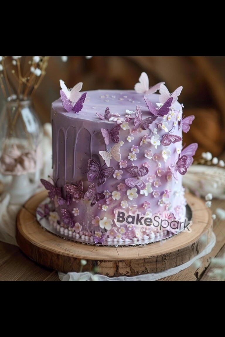 65 Purple Cake Design Ideas [GALLERY] - BakeSpark