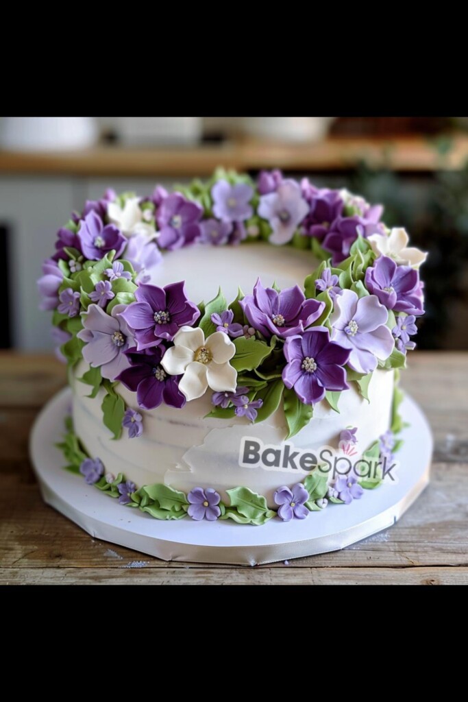 65 Purple Cake Design Ideas [GALLERY] - BakeSpark