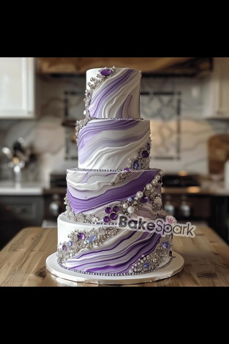 65 Purple Cake Design Ideas [GALLERY] - BakeSpark