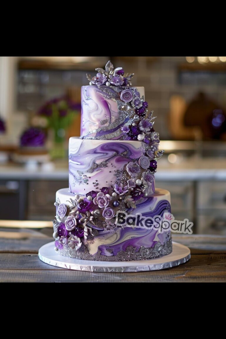 65 Purple Cake Design Ideas [GALLERY] - BakeSpark