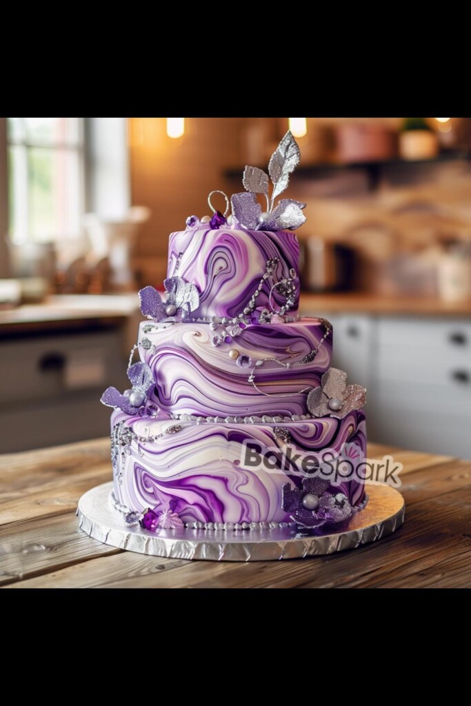 65 Purple Cake Design Ideas [GALLERY] - BakeSpark