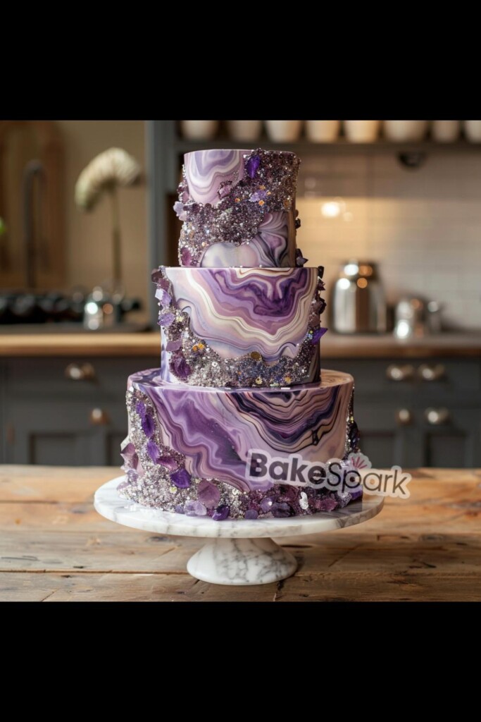65 Purple Cake Design Ideas [GALLERY] - BakeSpark