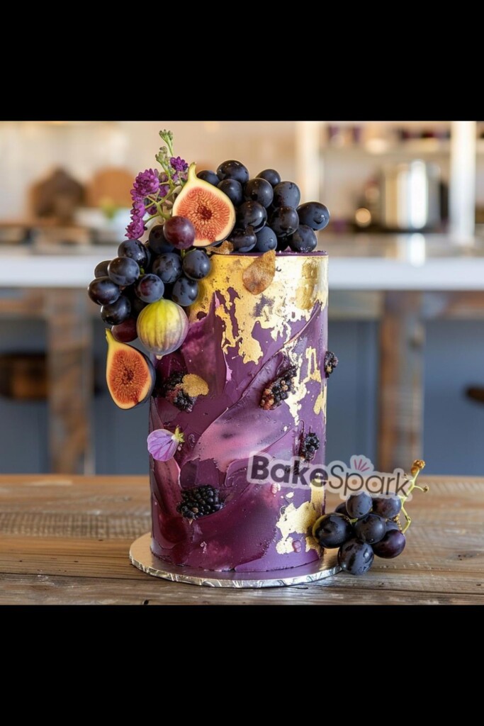 65 Purple Cake Design Ideas [GALLERY] - BakeSpark
