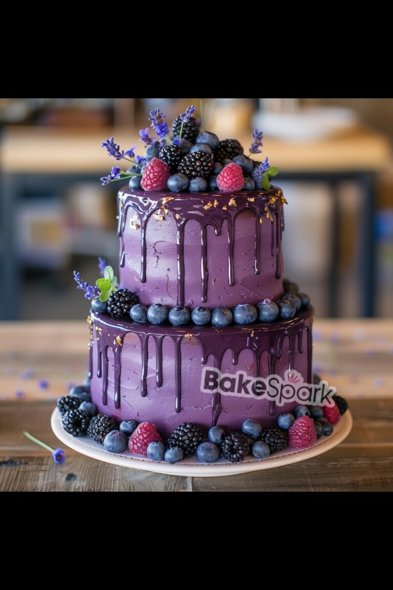 65 Purple Cake Design Ideas [GALLERY] - BakeSpark