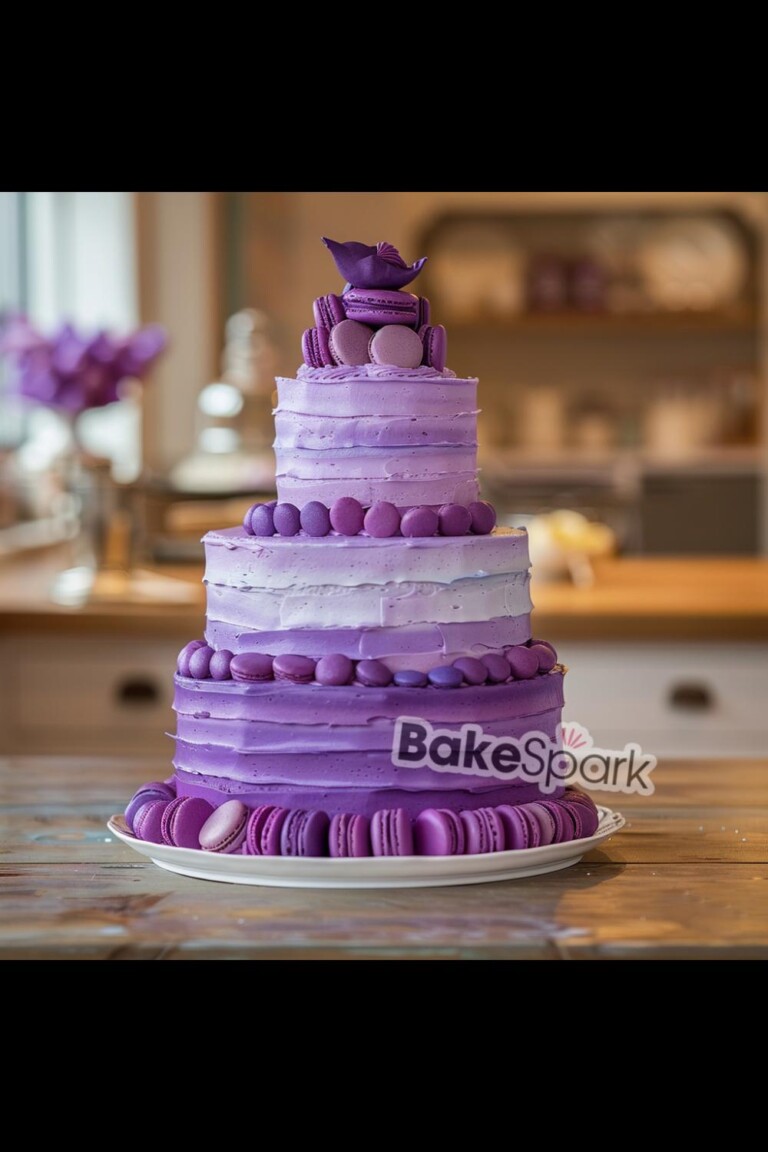65 Purple Cake Design Ideas [GALLERY] - BakeSpark