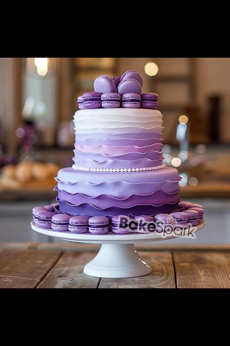65 Purple Cake Design Ideas [GALLERY] - BakeSpark