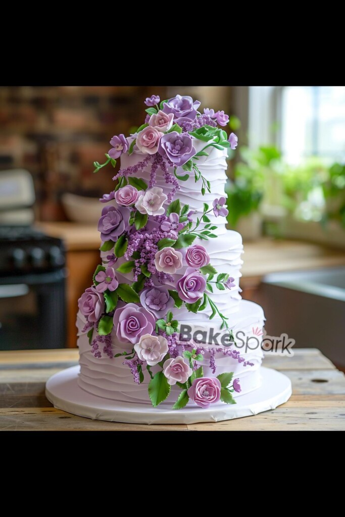 65 Purple Cake Design Ideas [GALLERY] - BakeSpark