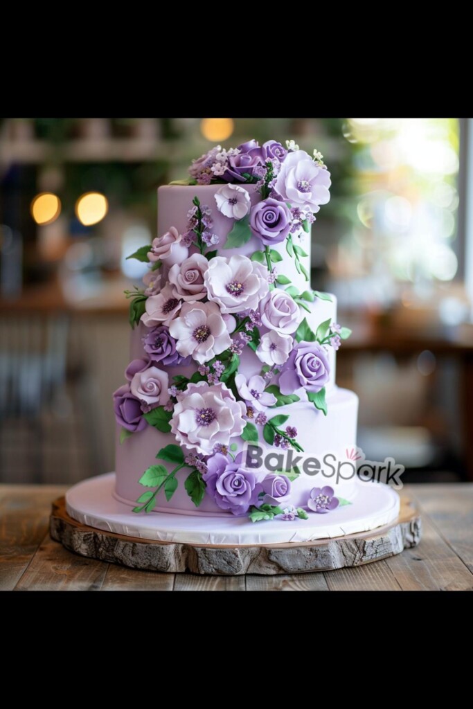 65 Purple Cake Design Ideas [GALLERY] - BakeSpark