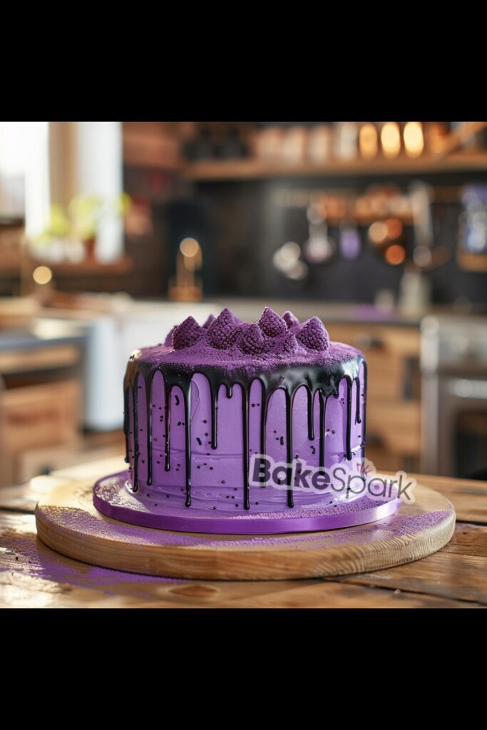 65 Purple Cake Design Ideas [GALLERY] - BakeSpark