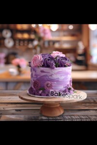 65 Purple Cake Design Ideas [GALLERY] - BakeSpark