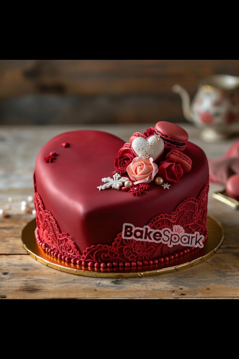 61 Red Cake Design Ideas [GALLERY] - BakeSpark
