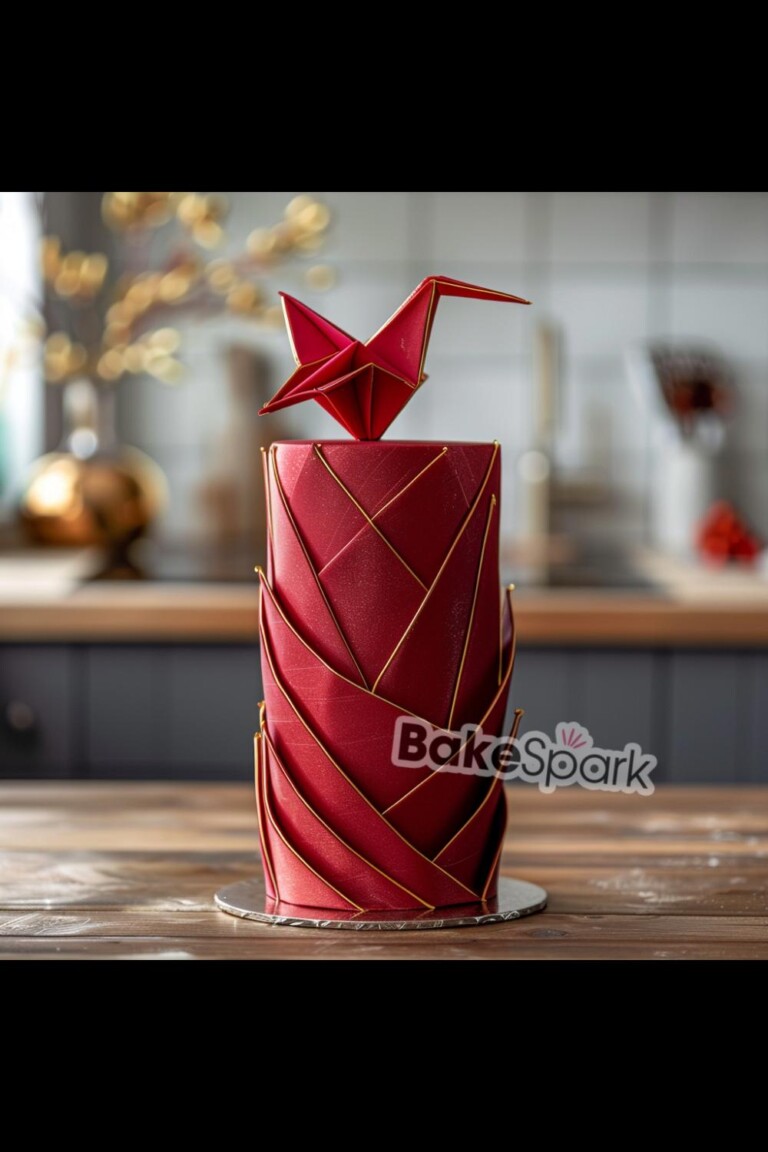 61 Red Cake Design Ideas [GALLERY] - BakeSpark