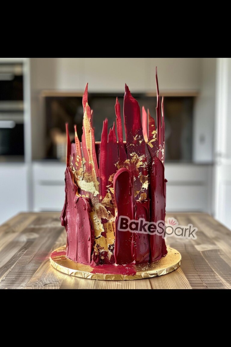 61 Red Cake Design Ideas [GALLERY] - BakeSpark