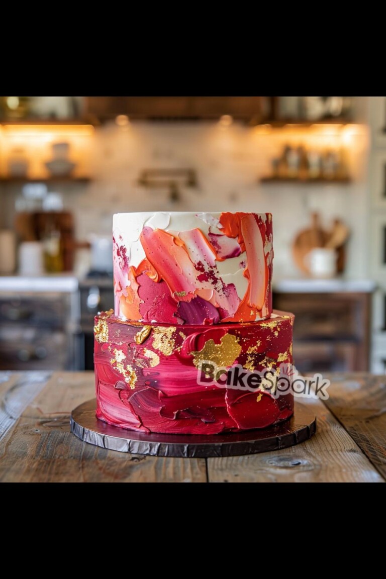 61 Red Cake Design Ideas [GALLERY] - BakeSpark