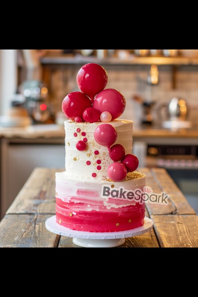 61 Red Cake Design Ideas [GALLERY] - BakeSpark
