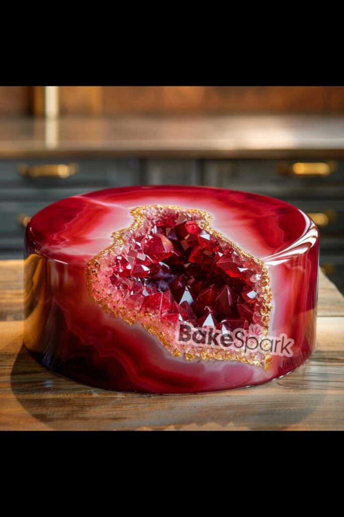 61 Red Cake Design Ideas [GALLERY] - BakeSpark