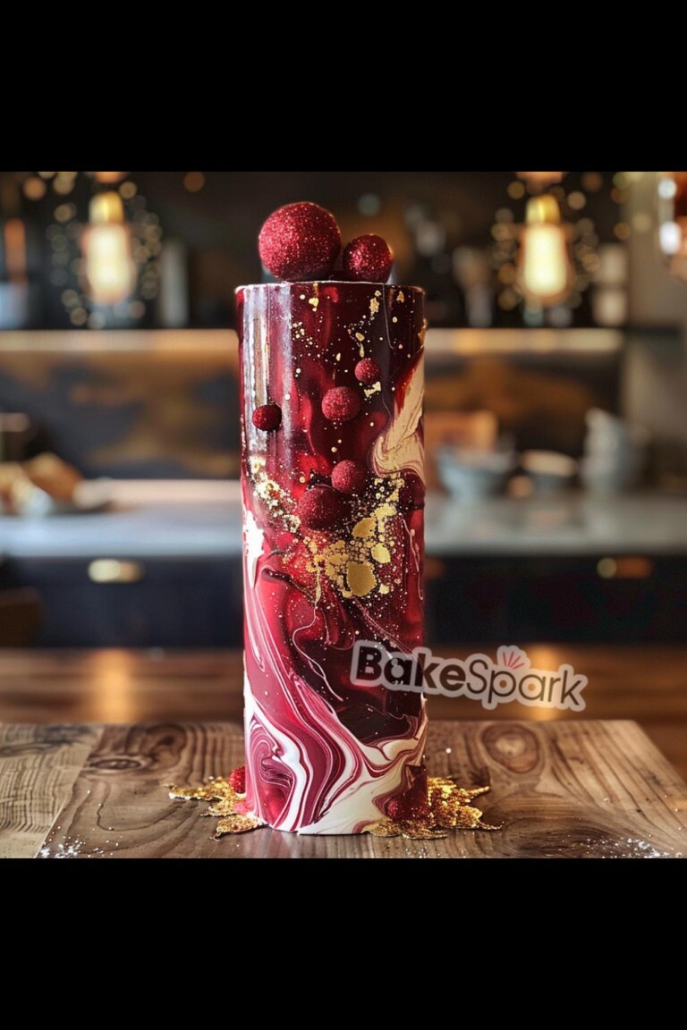 61 Red Cake Design Ideas [GALLERY] - BakeSpark