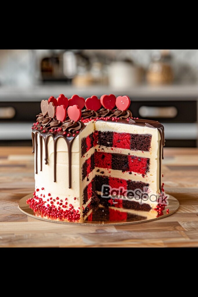 61 Red Cake Design Ideas [GALLERY] - BakeSpark
