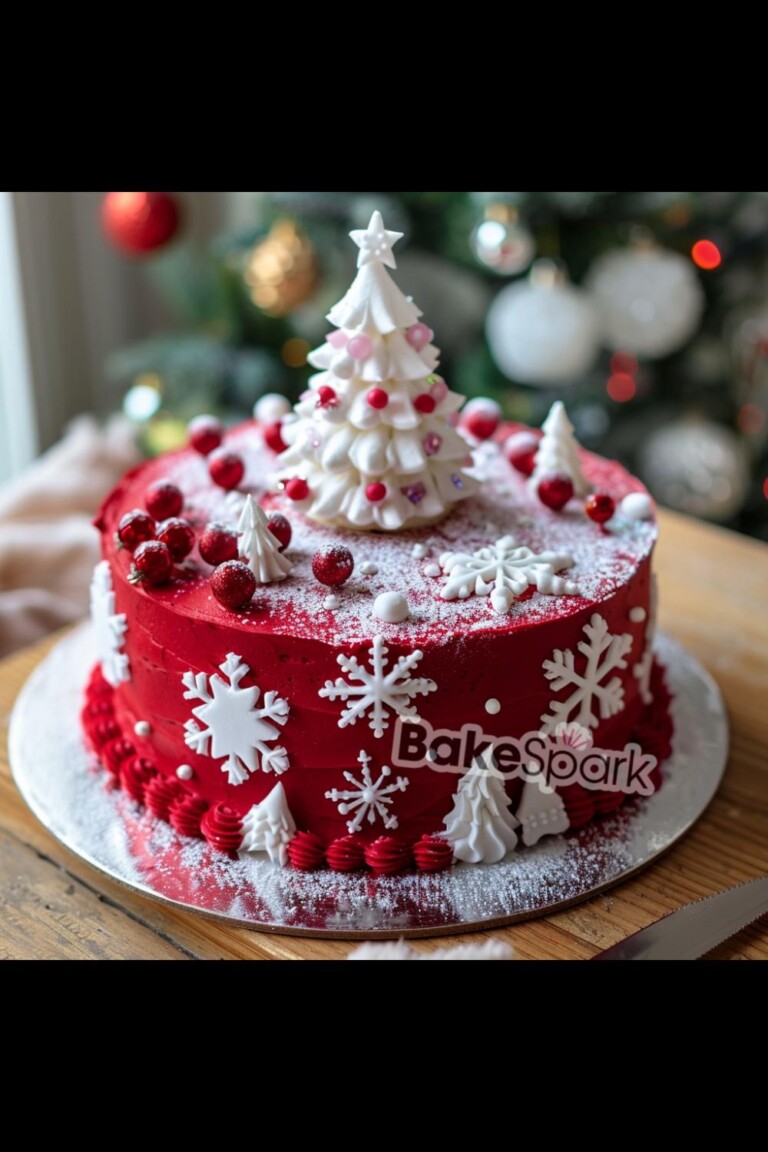 61 Red Cake Design Ideas [GALLERY] - BakeSpark