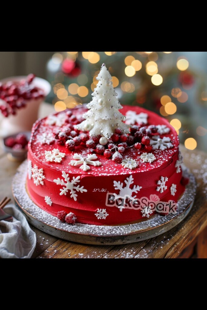 61 Red Cake Design Ideas [GALLERY] - BakeSpark