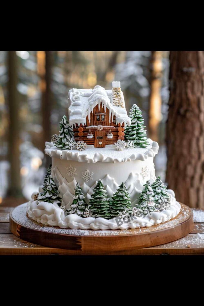 39 Winter Wonderland Cake Design Ideas [GALLERY] - BakeSpark