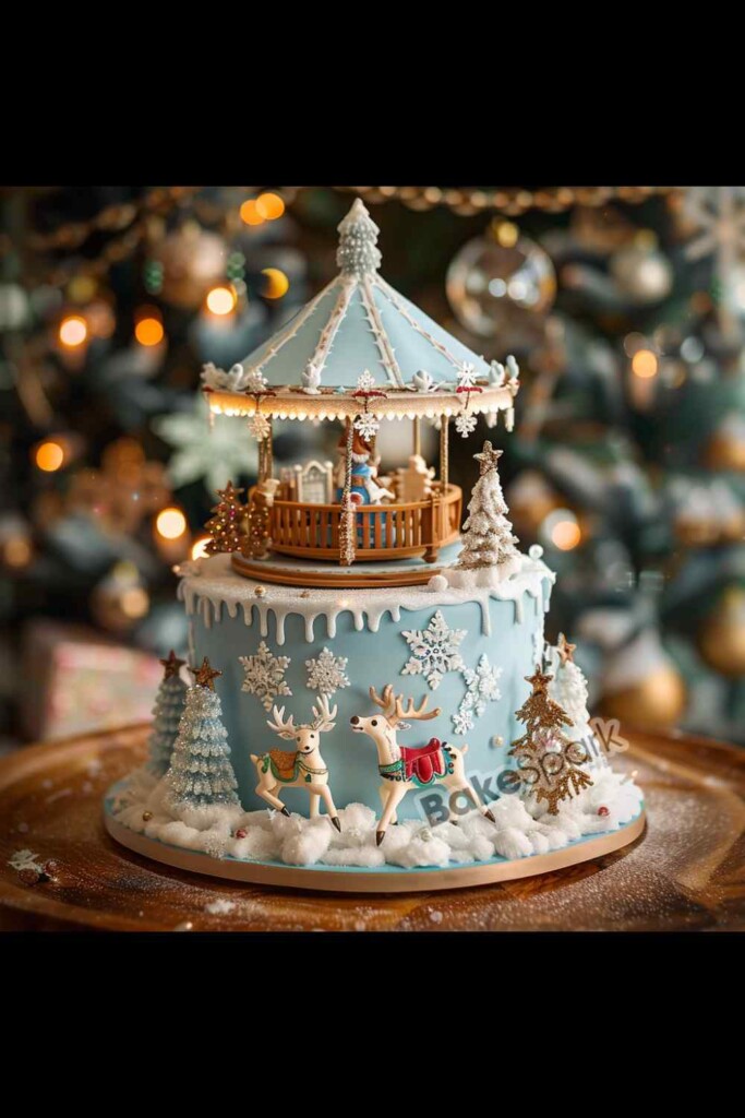 39 Winter Wonderland Cake Design Ideas [GALLERY] - BakeSpark