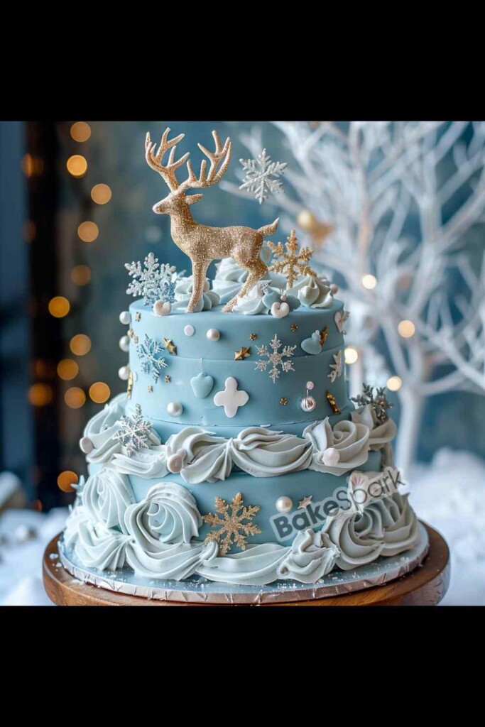 39 Winter Wonderland Cake Design Ideas [GALLERY] - BakeSpark