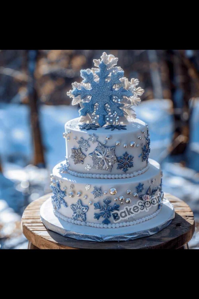 39 Winter Wonderland Cake Design Ideas [GALLERY] - BakeSpark