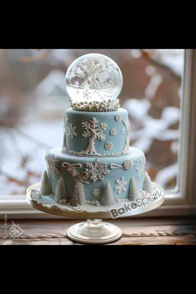 39 Winter Wonderland Cake Design Ideas [GALLERY] - BakeSpark