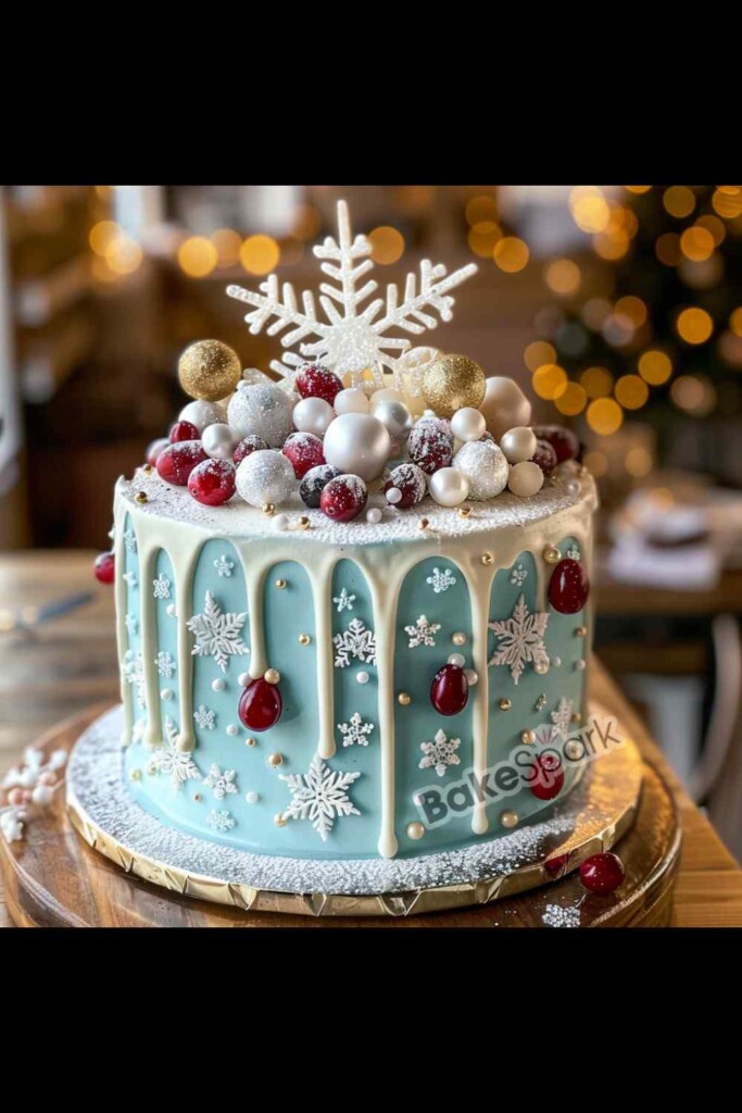 39 Winter Wonderland Cake Design Ideas [GALLERY] - BakeSpark