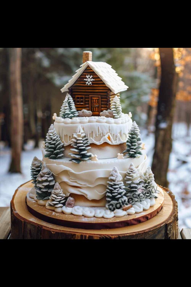 39 Winter Wonderland Cake Design Ideas [GALLERY] - BakeSpark