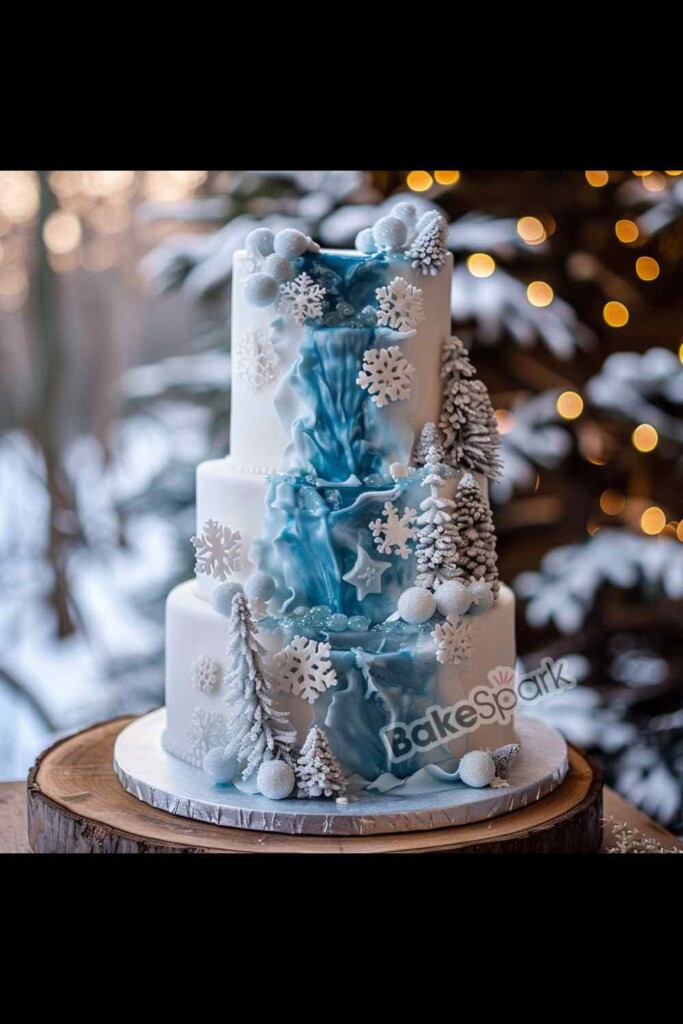 39 Winter Wonderland Cake Design Ideas [GALLERY] - BakeSpark
