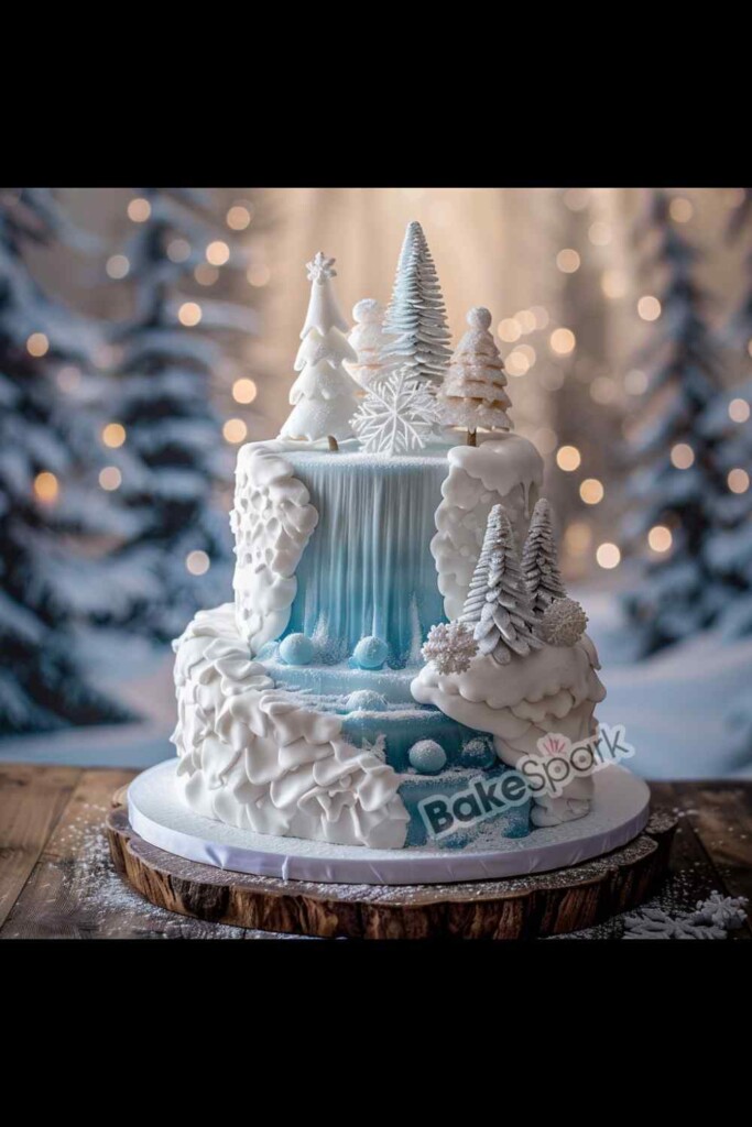 39 Winter Wonderland Cake Design Ideas [GALLERY] - BakeSpark