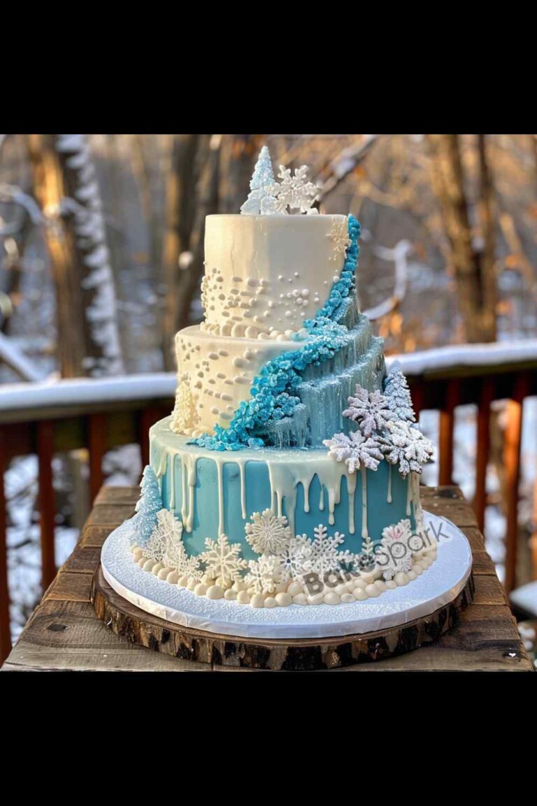 39 Winter Wonderland Cake Design Ideas [GALLERY] - BakeSpark