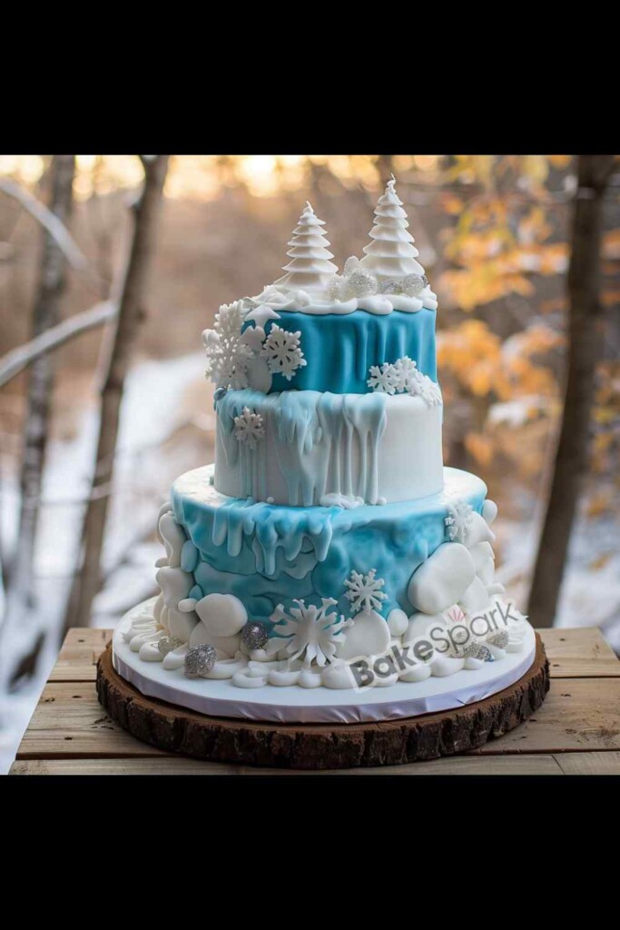 39 Winter Wonderland Cake Design Ideas [GALLERY] - BakeSpark